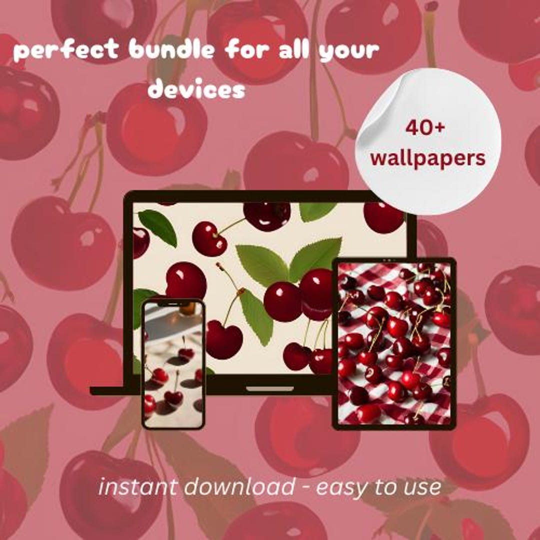 40+ Cherry Wallpaper Bundle for All Devices, Smart Phone Watch Desktop ...