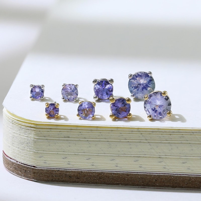 Tanzanite Piercing Helix - Etsy