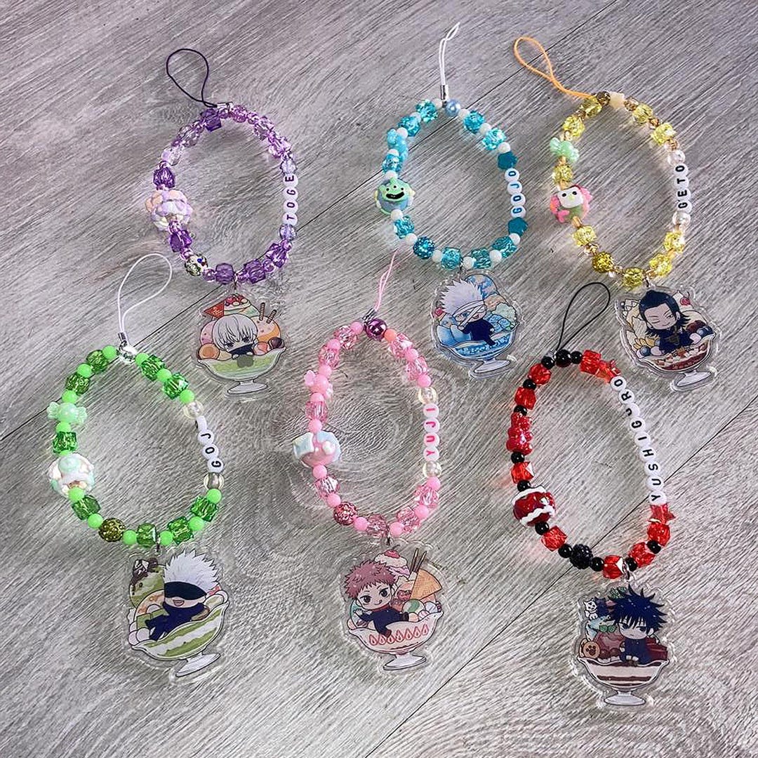 Jujutsu Kaisen Anime Bag Charms - Cute Bag & Phone Accessories | Kawaii ...