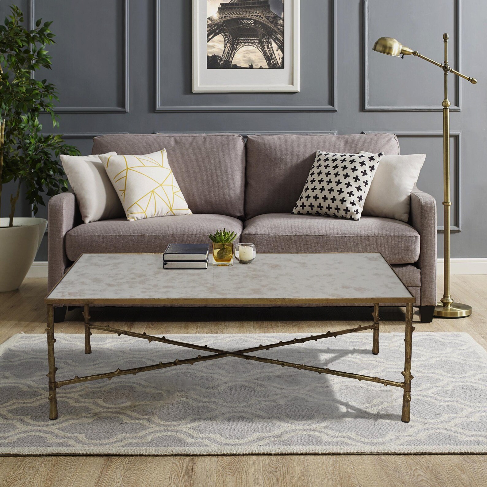 Metal Rectangular Coffee Table - Etsy