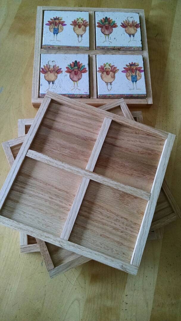 Oak Wood Trivet Frames | Etsy
