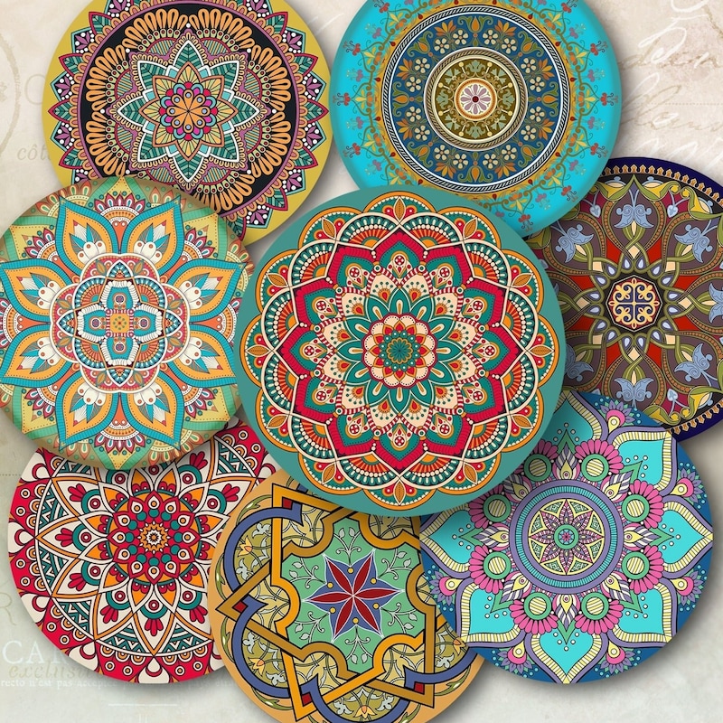 Moroccan Coasters - Etsy