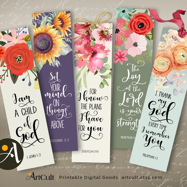 Christian Bookmarks - Etsy
