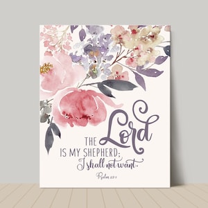 Printable Wall Art Digital Download Bible Verse Inspirational Scripture ...