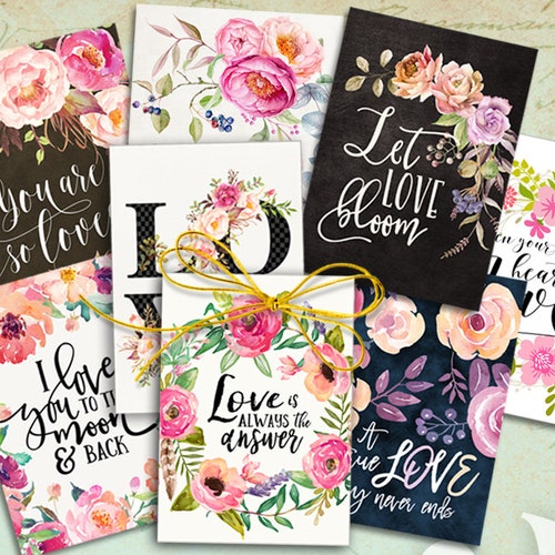 Bible Verse Tags Gift Tags Digital Collage Sheet Download - Etsy