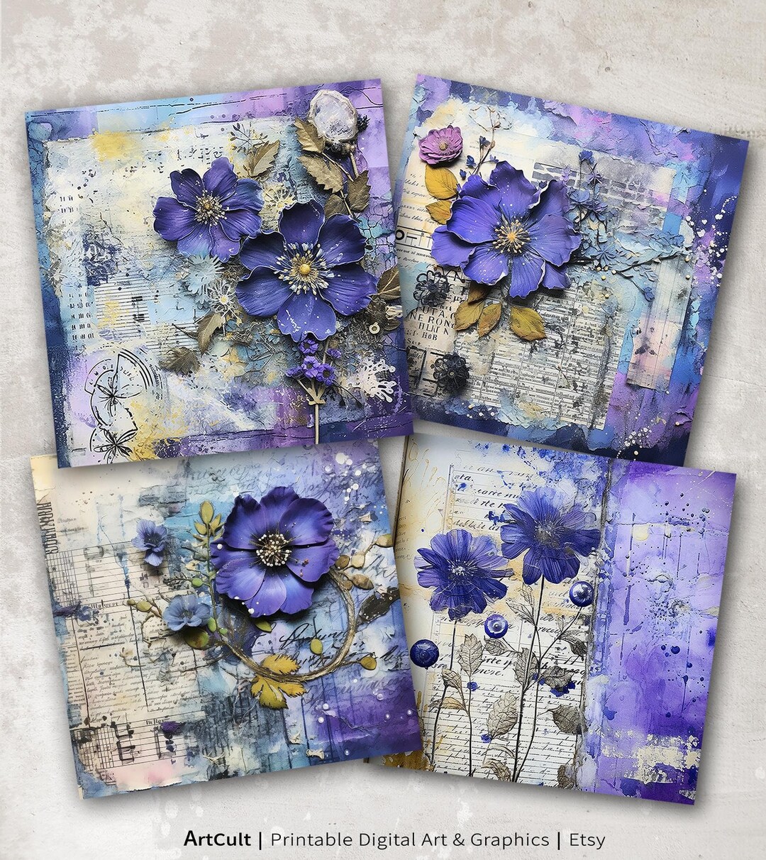 4x4" Printable Coasters 8 Transfer PNG & JPG Designs for Sublimation ...