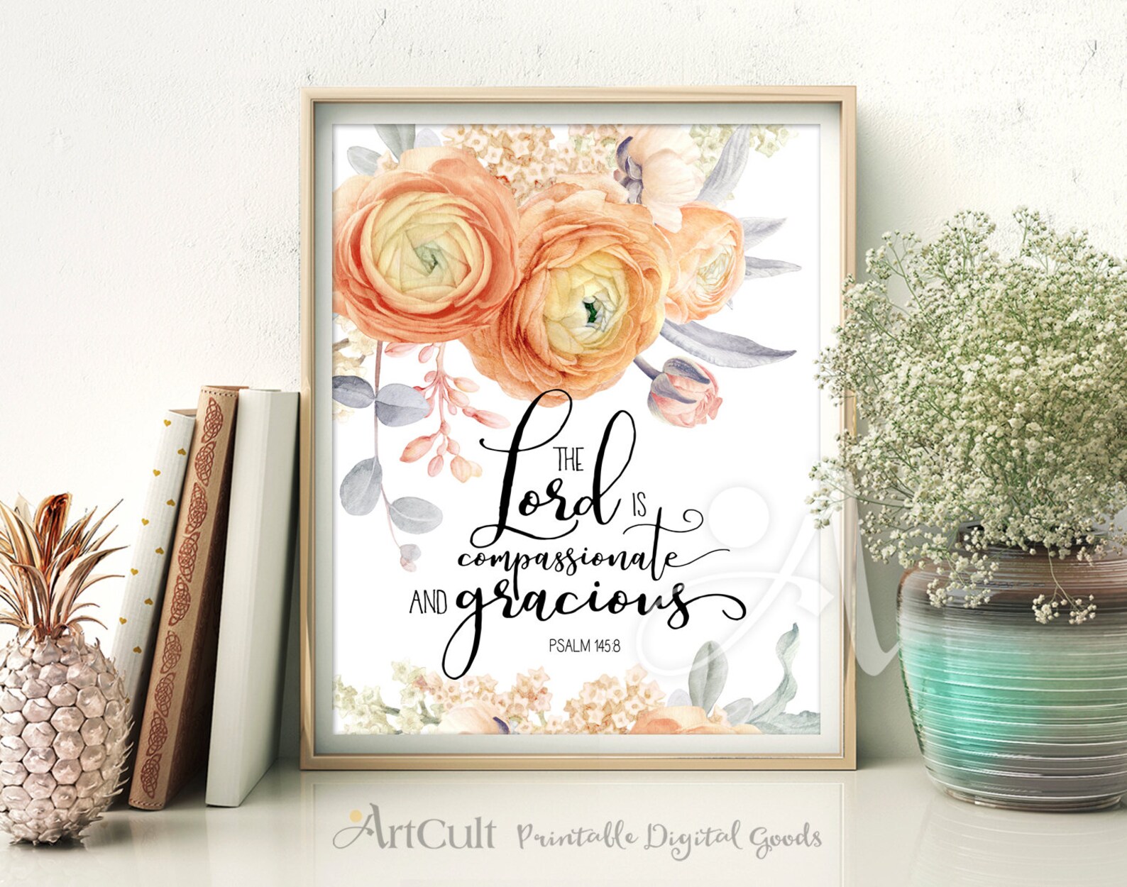 Printable Artwork Scripture Bible Verse the LORD is - Etsy