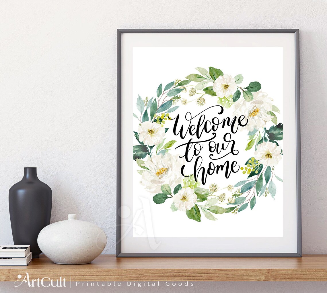 Printable Wall Art Instant Digital Download welcome to - Etsy