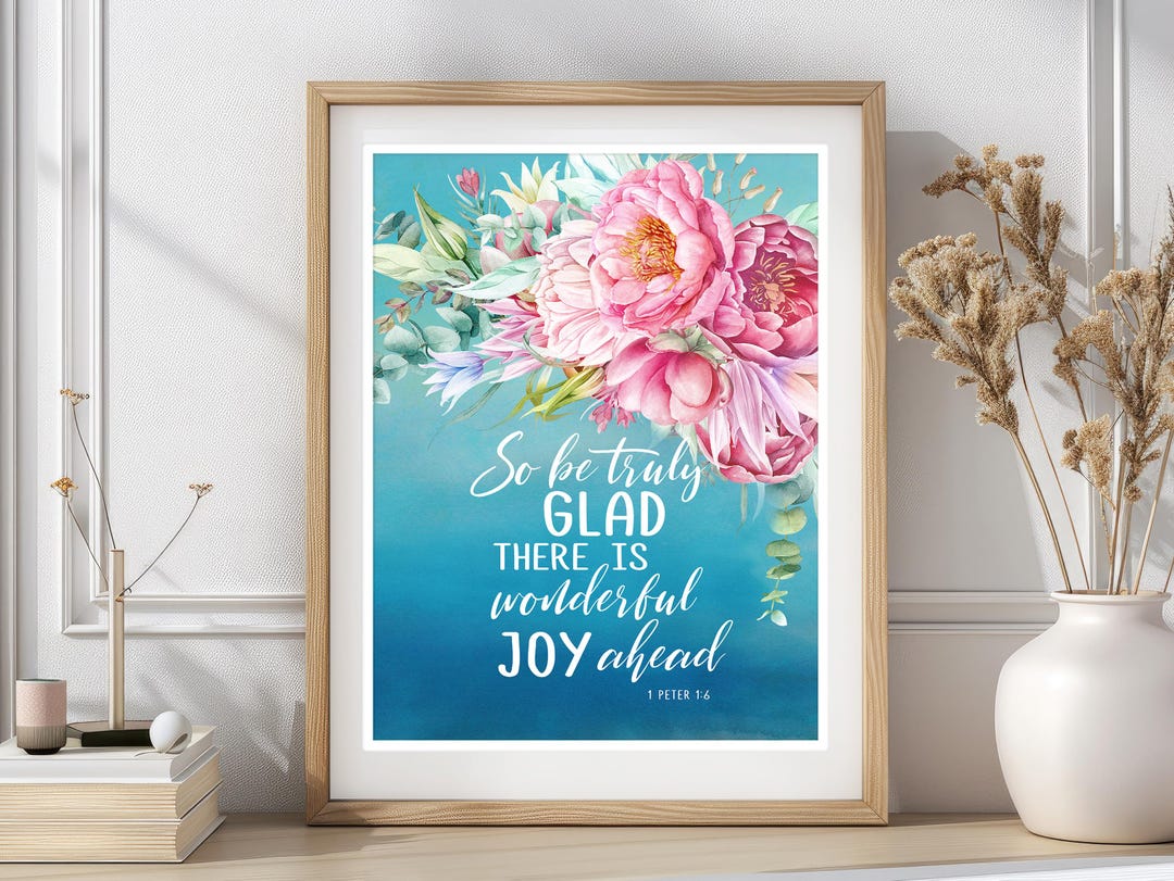Printable Bible Verse Instant Digital Download, Scripture Artwork "so ...