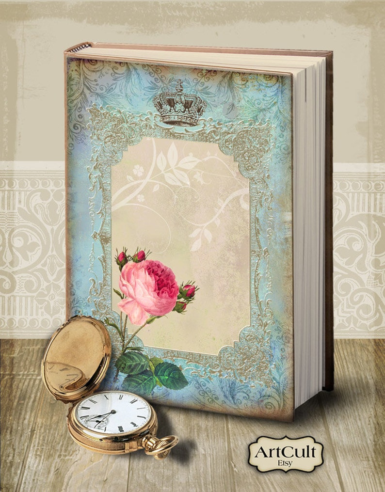 Printable 5x3.5 Inch Size Images PALE BLUE BEAUTY Digital | Etsy