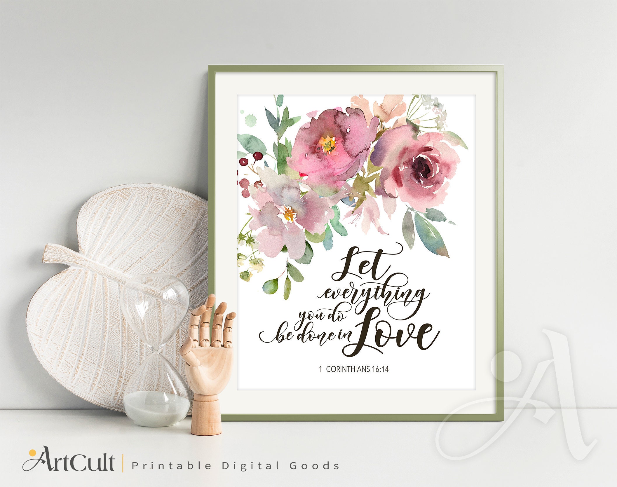 Printable Artwork Instant Digital Download Bible verse | Etsy