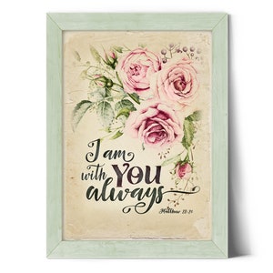 Printable Antique Style BIBLE VERSES #2 - PNG 5x7 Inch Size Designs for ...