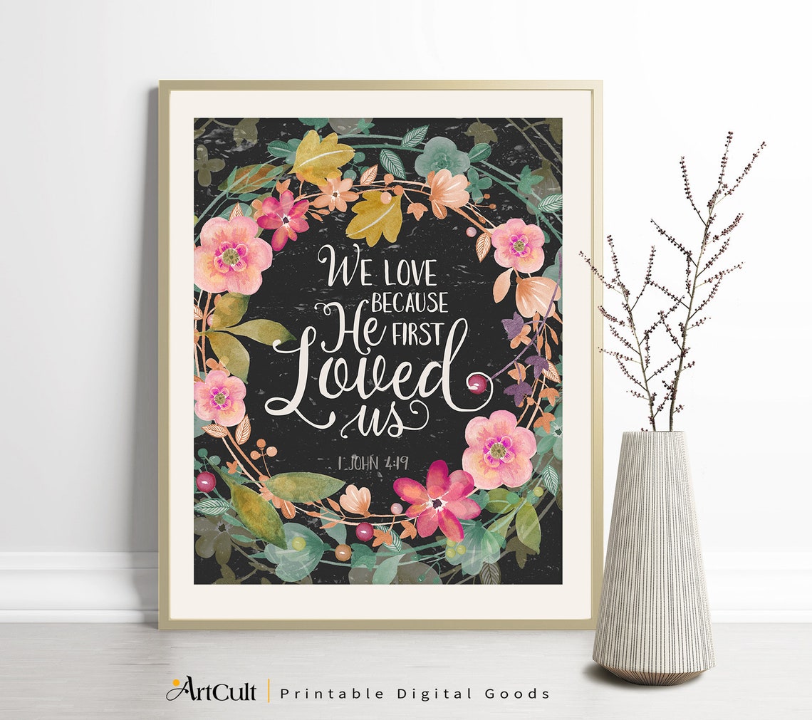 Printable Digital Artwork Instant Download Scripture Art Bible - Etsy