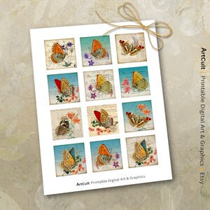 Printable 2x2 Inch Designs, Digital Download JPEG PNG for Magnets ...