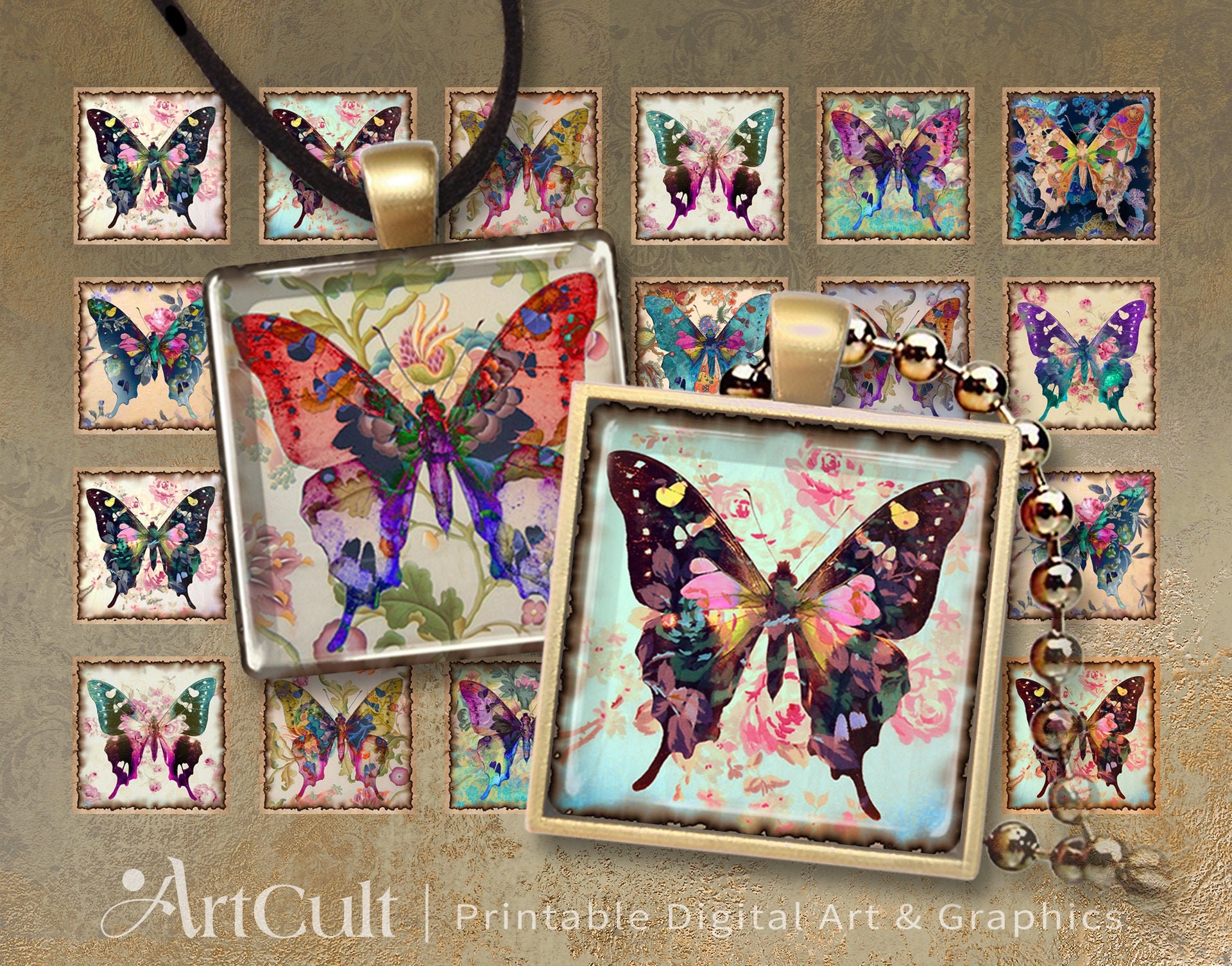 Printable 1x1 and 1.5x1.5 25mm and 38 Mm Size - Etsy