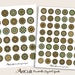 1" (25mm) and 30mm Size Printable Circle Images ORNAMENTAL ROSETTES ...
