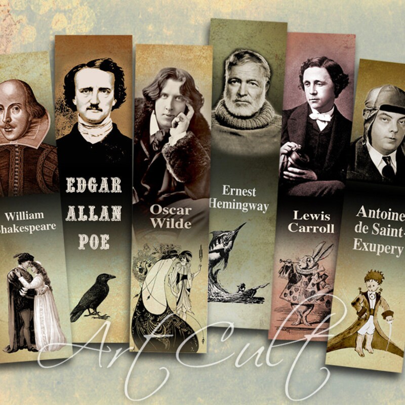 Famous Writers - Etsy
