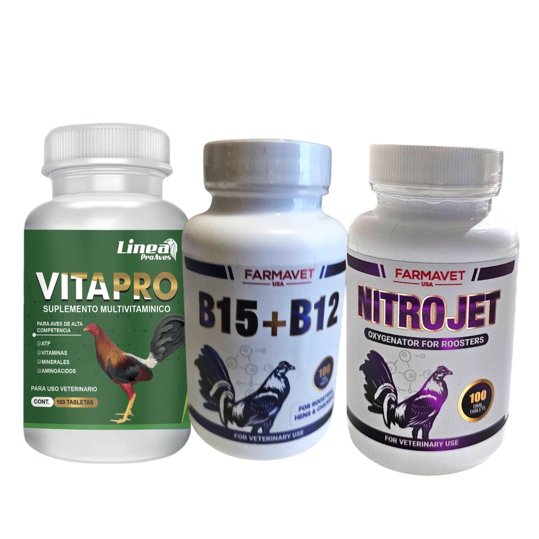 Multivitamin Supplement for Chickens and Roosters B15 B12 and Nitrojet ...