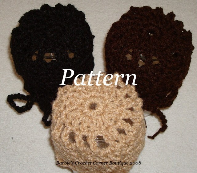 Pattern-crochet Ballerina Large Bun Cover Snood Pattern(pdf Format ...