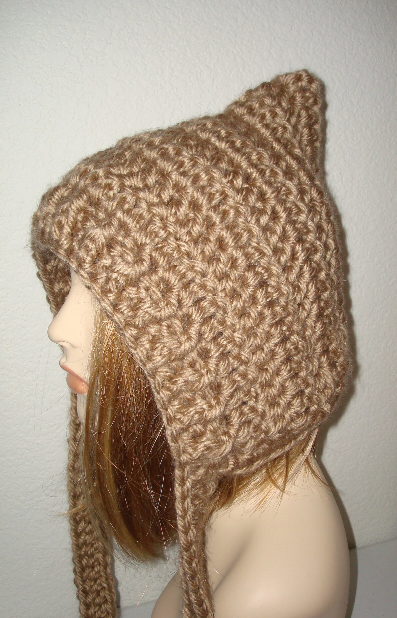 Winter Pixie Hat Crochet Pattern/winter Crochet Hat Pattern/pattern Only/bulky Warm Pixie Hat ...