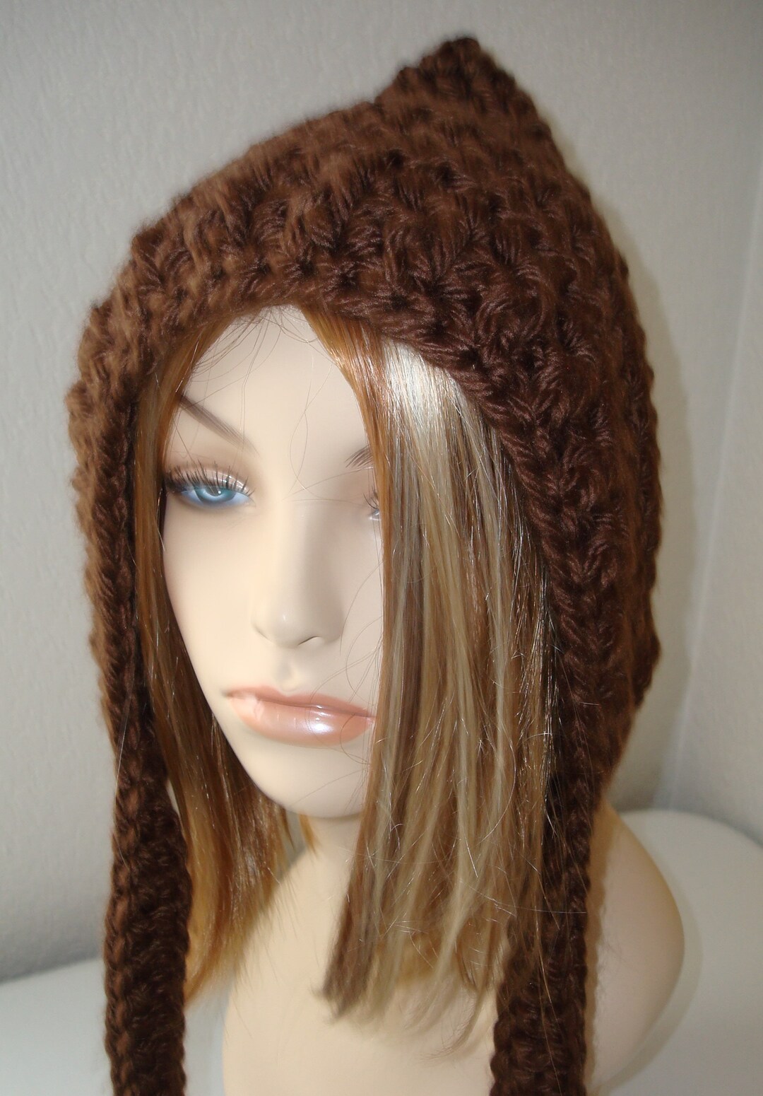 Bulky Winter Pixie Hat-brown/elf Pixie Hat/pixie Hat/winter Ski Hat ...