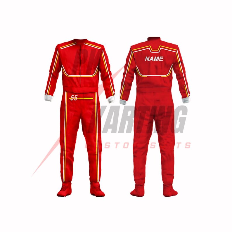 Made-to-order Go-kart Racing Suit - Customizable, Hand/machine Made, Level 2 Digital Printed, F1 ...