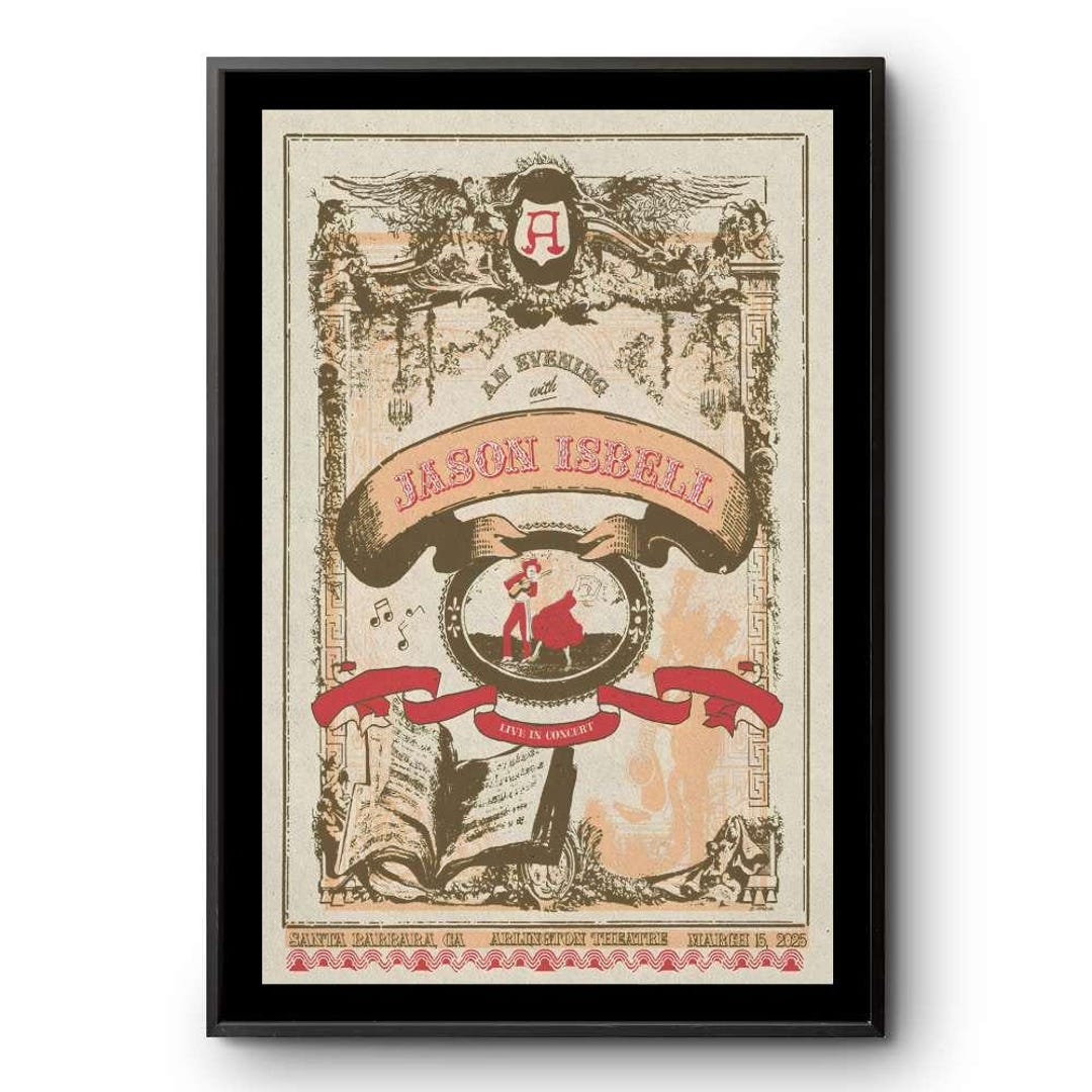Jason Isbell Tour Mar 15 2025 the Arlington Theatre, Santa Barbara, CA ...