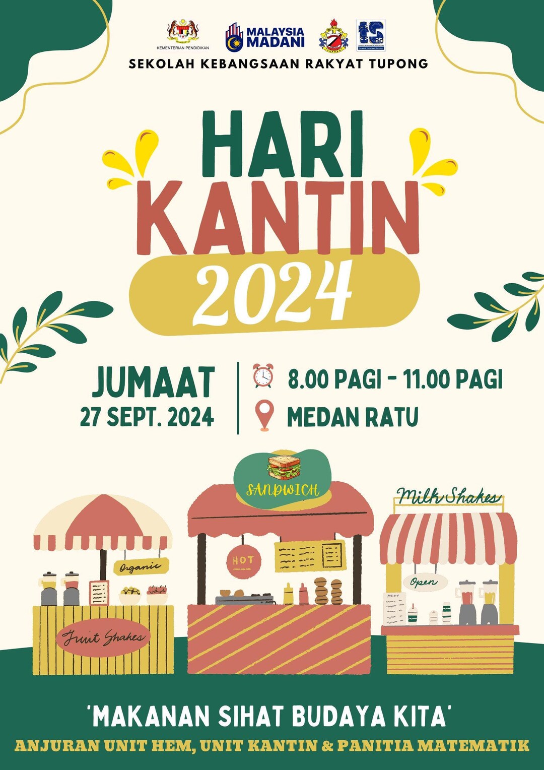 POSTER HARI KANTIN - Etsy