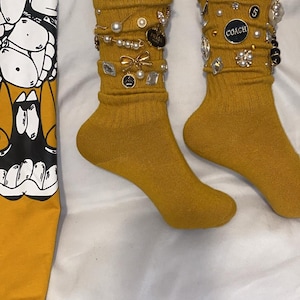 Slouch Junkies !!! Bling Socks and Custom Team Socks - Etsy