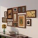 12 Pieces Wood Wall Mount Photo Frame Set, Home Décor, Wall Decoration ...