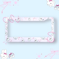 Pink Girly License Plate Frame, Kawaii Car Accessories - Etsy