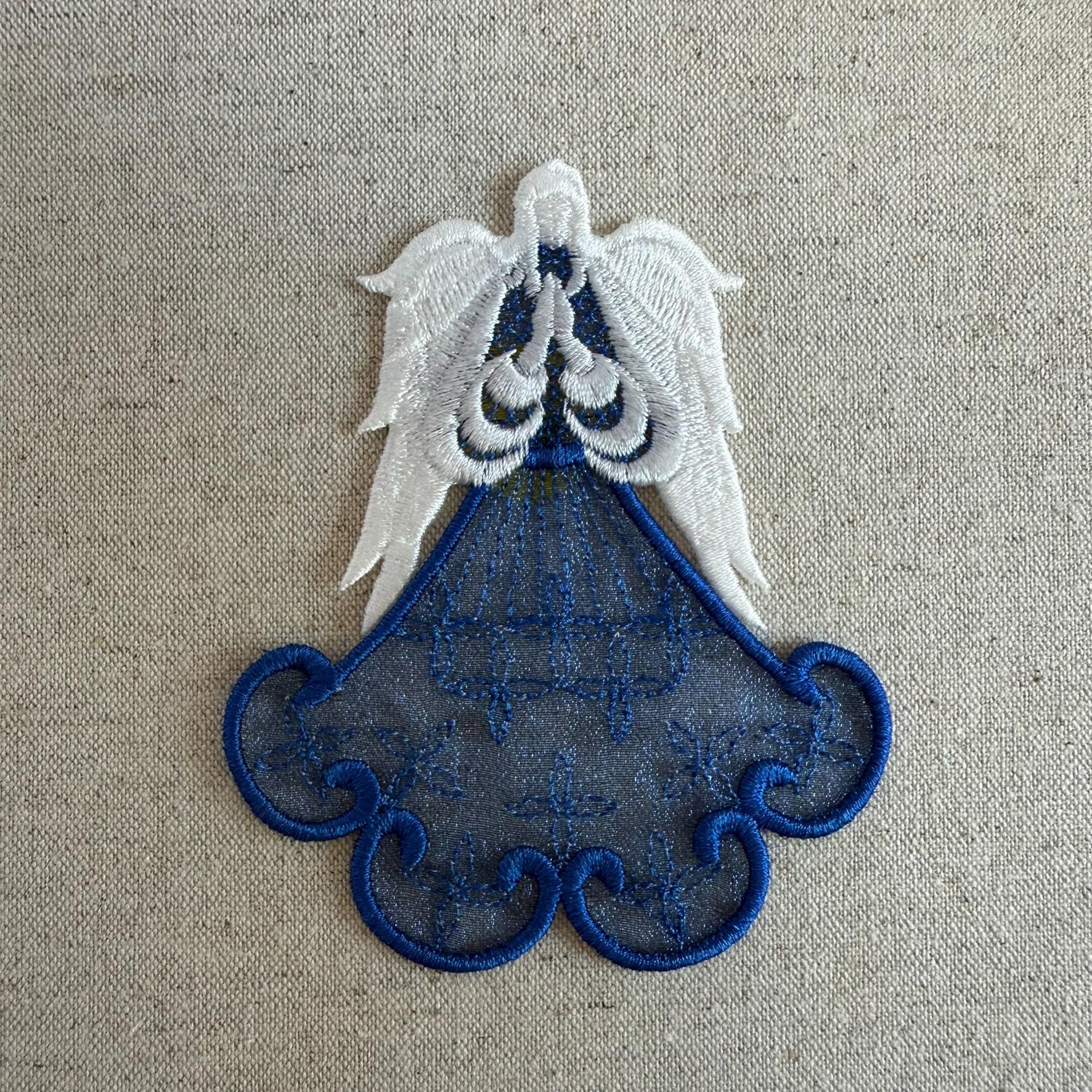 Celestial Angel | Lace and Applique Angel - Etsy