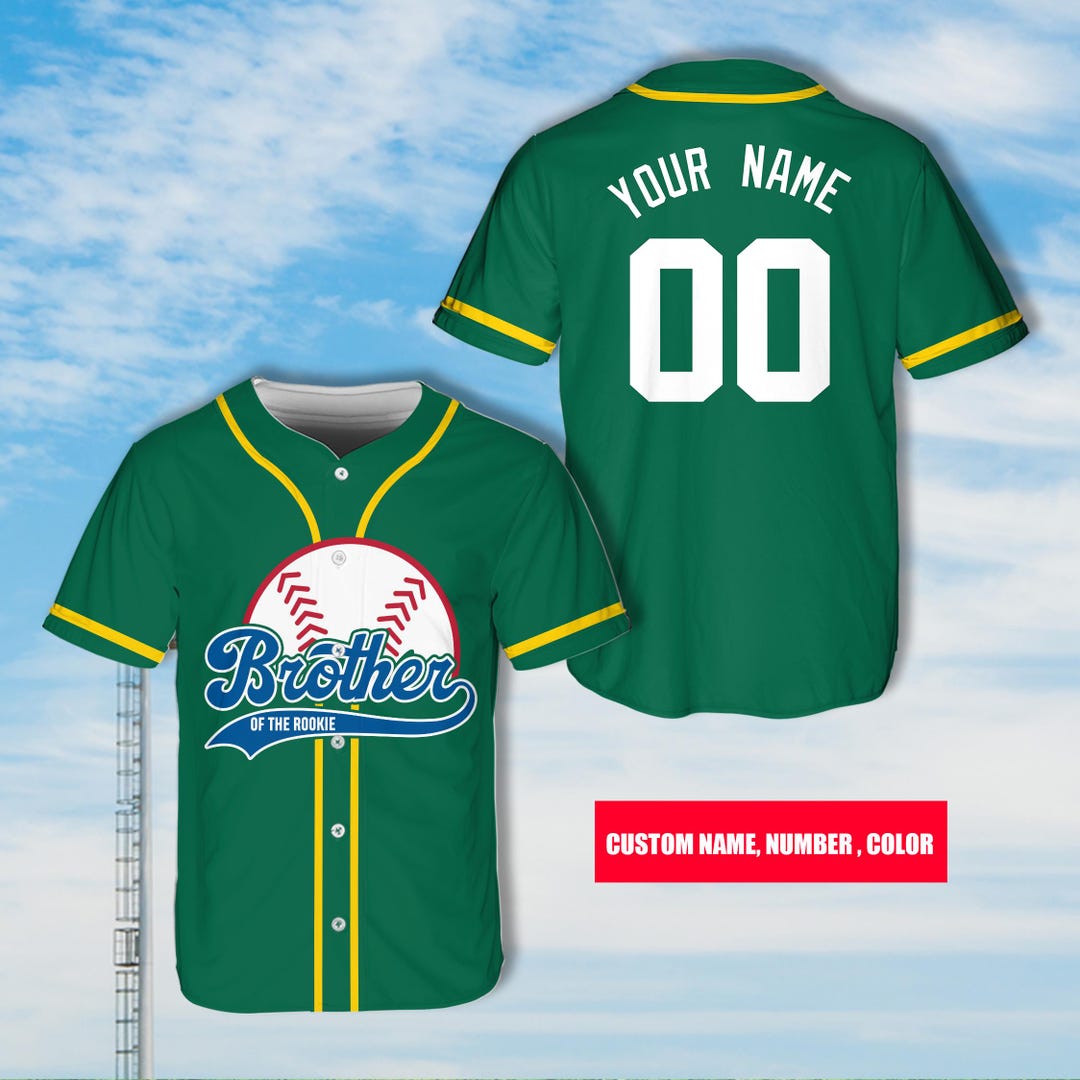 Maillot de baseball personnalisé maman papa de la recrue de l'année ...