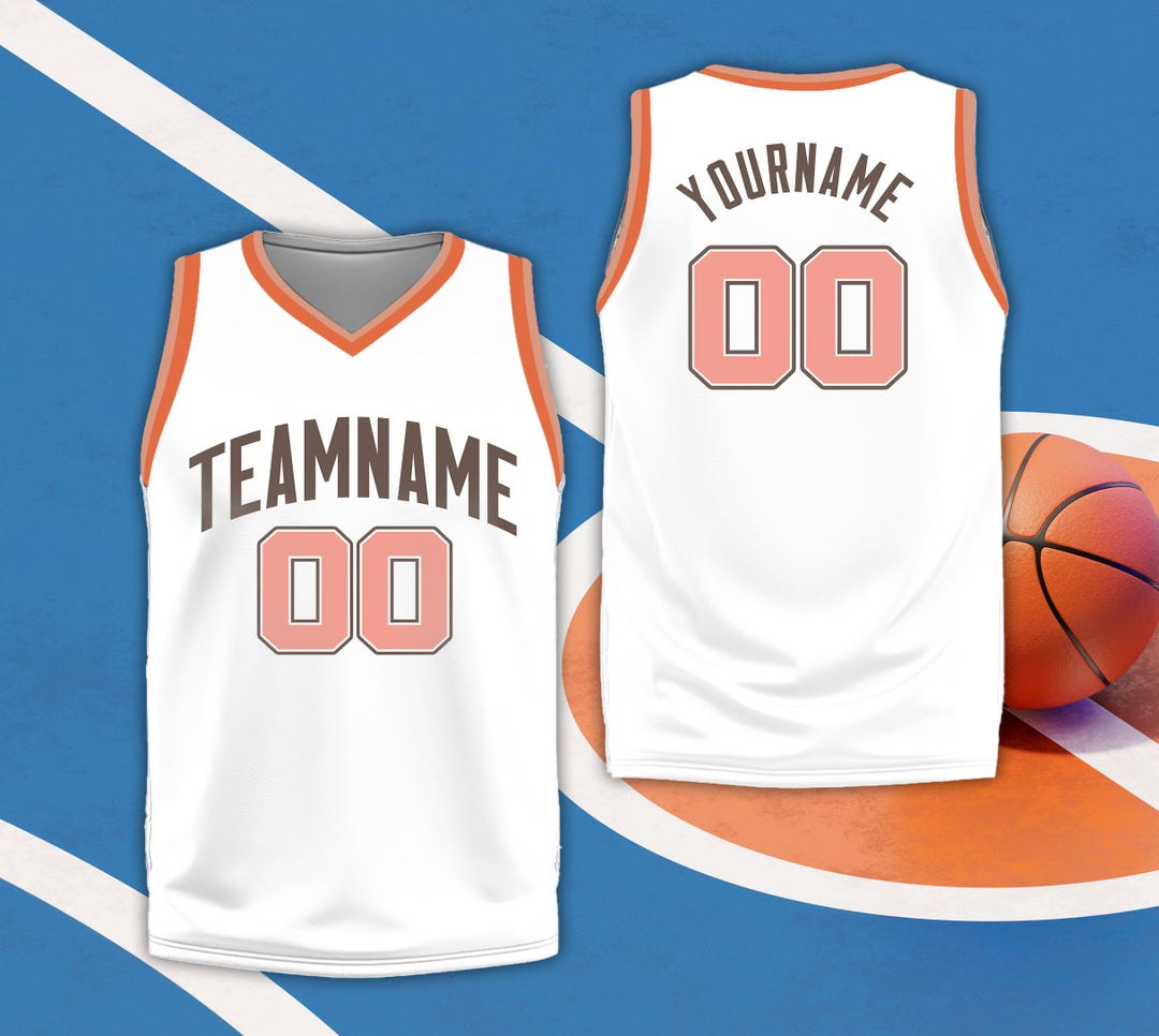 Personalized Name Number Basketball Jersey, Custom Colors Kids Adult ...