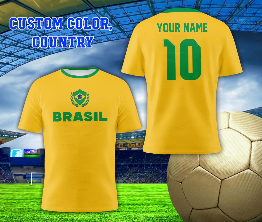 Custom National Team Jersey All Over Print Shirt, Personalized Kids ...