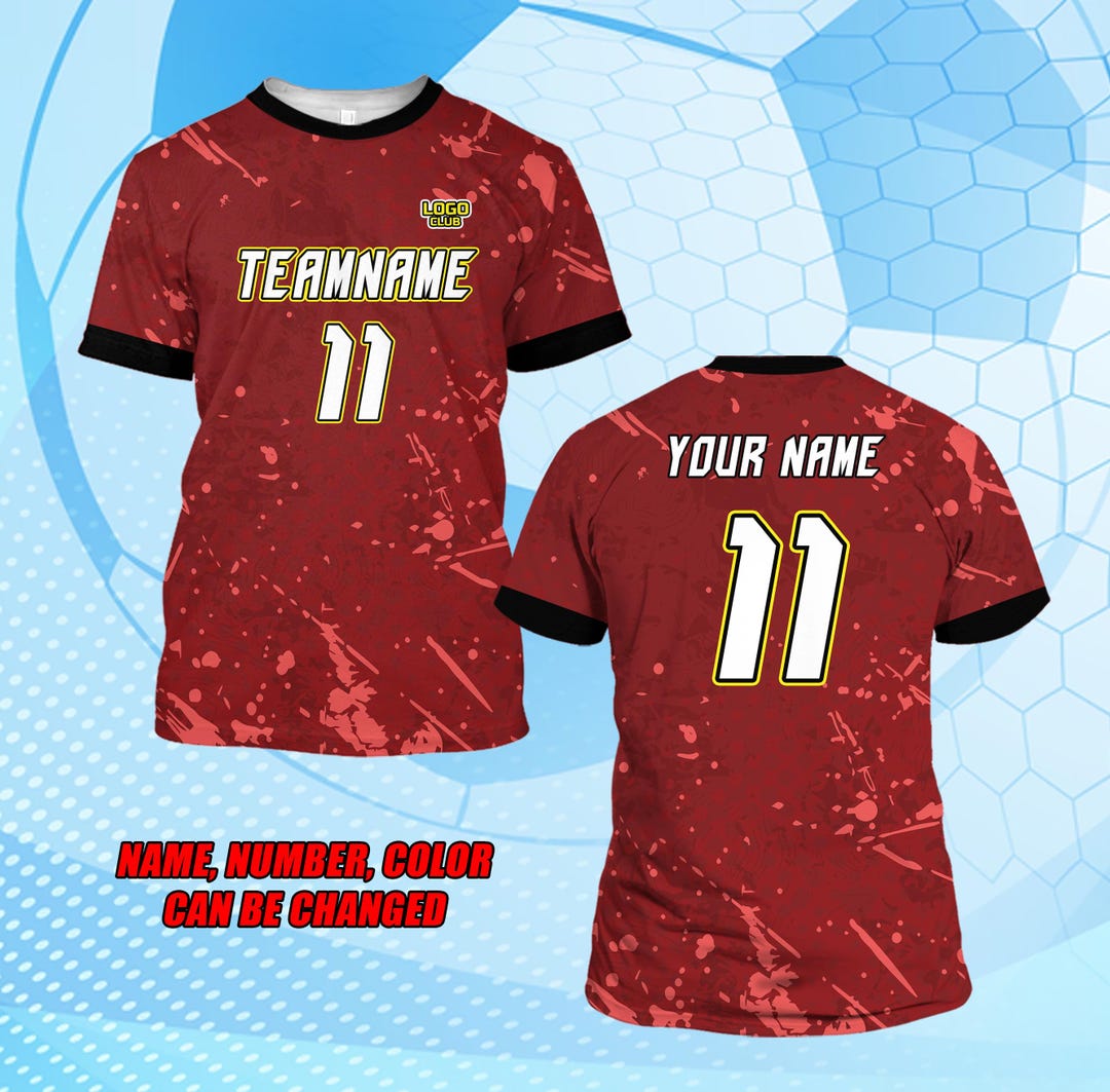 Personalized Team Jersey Referee Shirt, Custom Color Kids Adult All ...