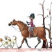 Outfoxed fox Hunting Horse. Mini Greeting Cards. Package of - Etsy