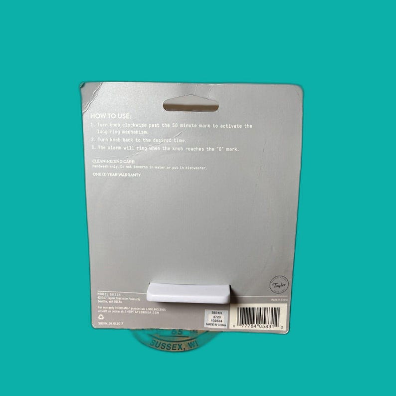 Vintage Taylor Timer Kitchen Alarm Clock - Etsy