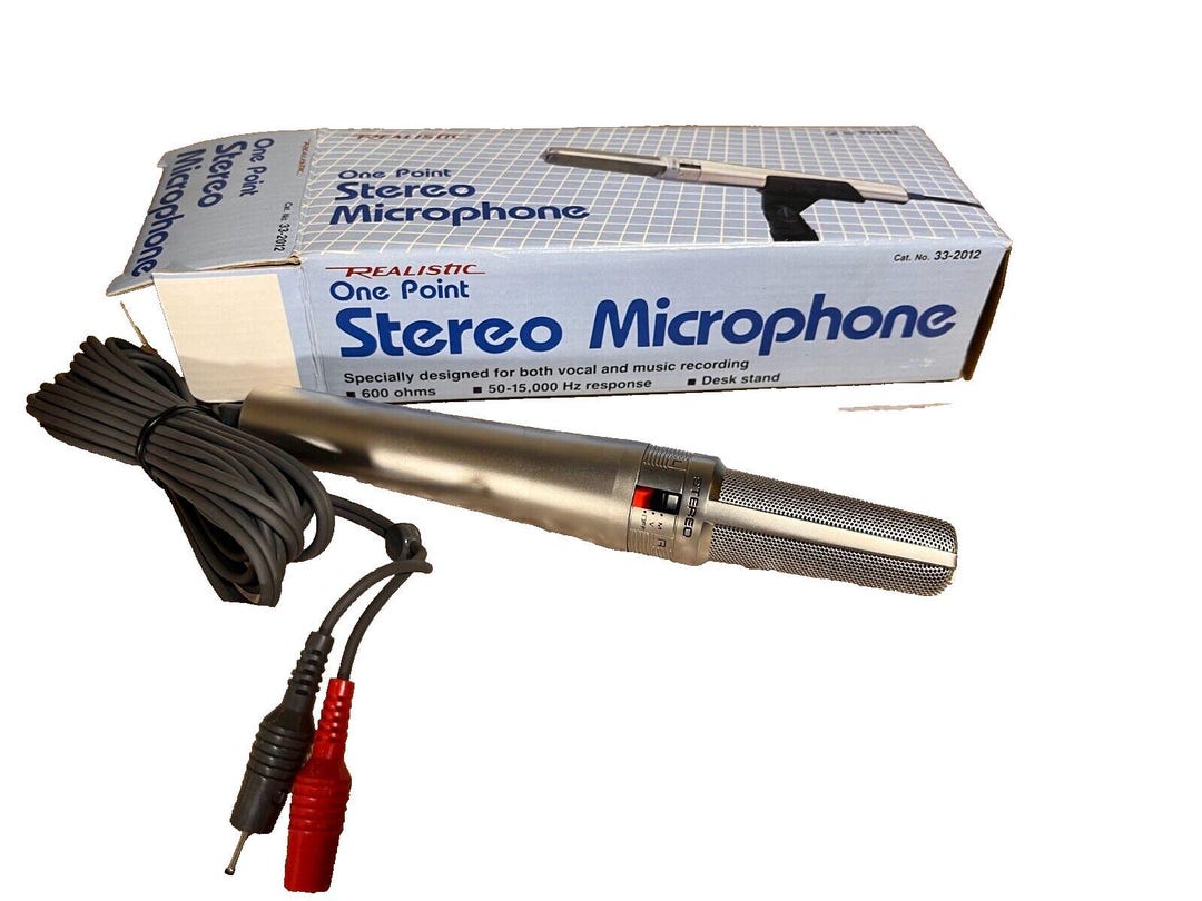 Realistic One Point Stero Microphone Vocal and Music Recording - Etsy