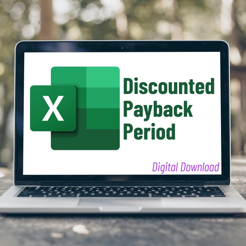 Discounted Payback Period Easy To Use Excel Template For Cash Flow Benefit Cost Analysis