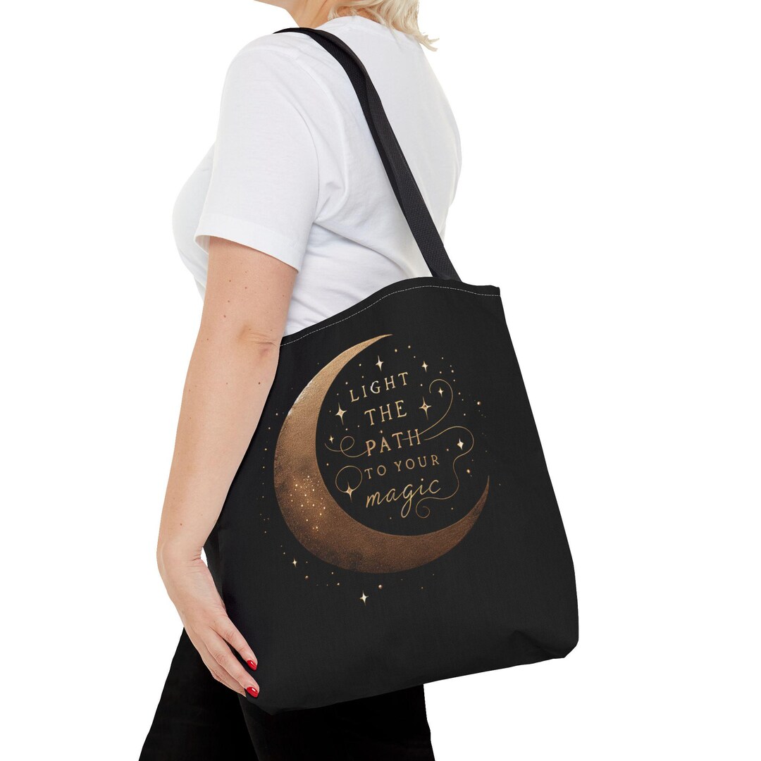 Moon Phase Tote Bag: Wiccan Gift, Astrology Lover, Eco-friendly - Etsy