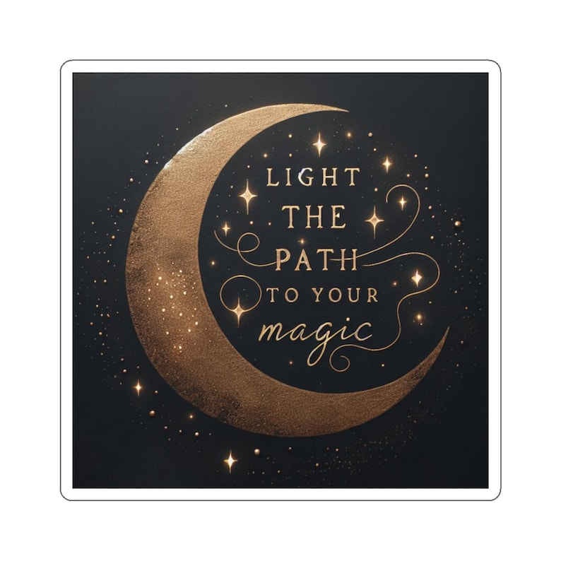 Magical Moon Kiss-cut Stickers - Light the Path to Your Magic ...