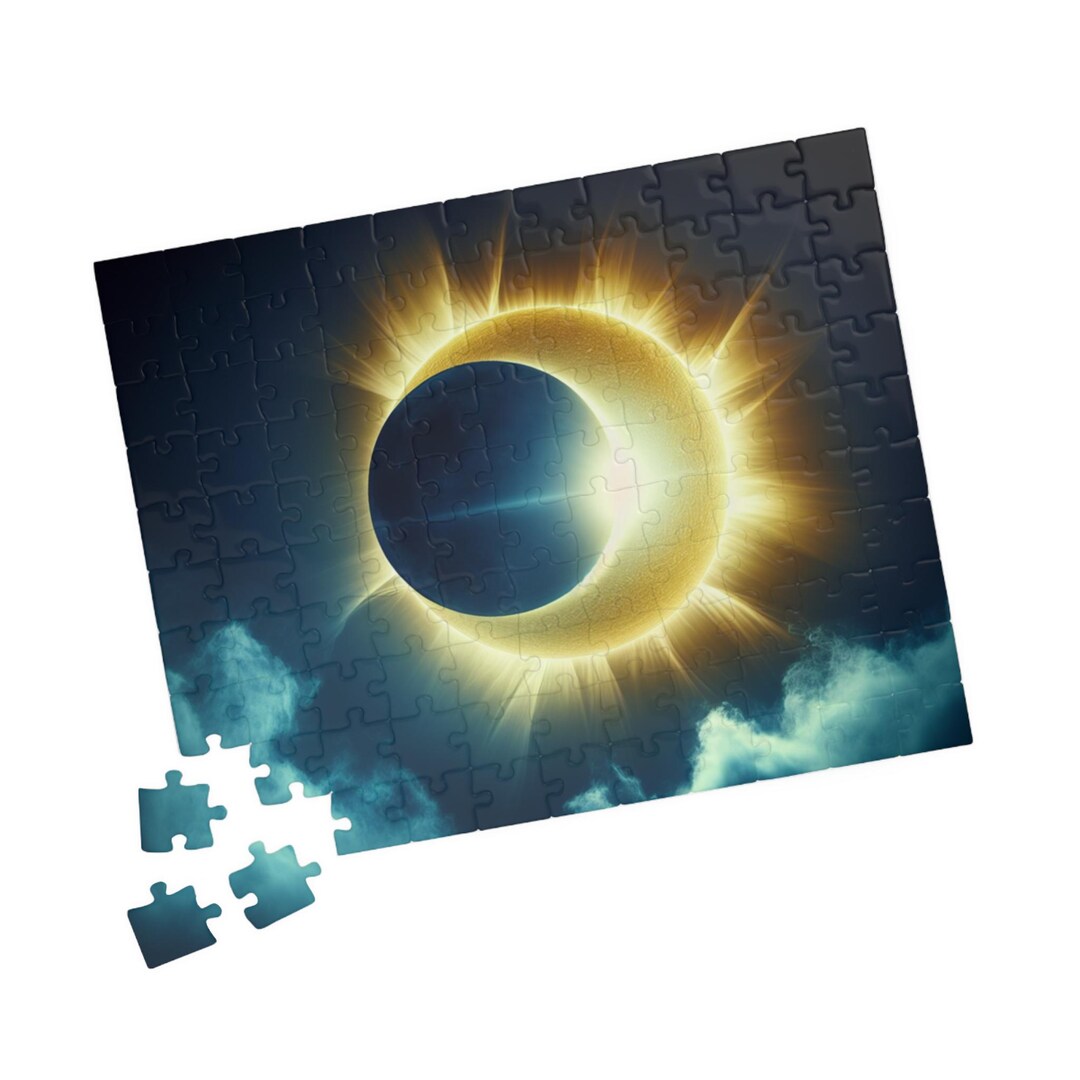 Celestial Sun & Moon Puzzle, Space-themed Jigsaw, Stargazers, Educational Gift, Family Game ...