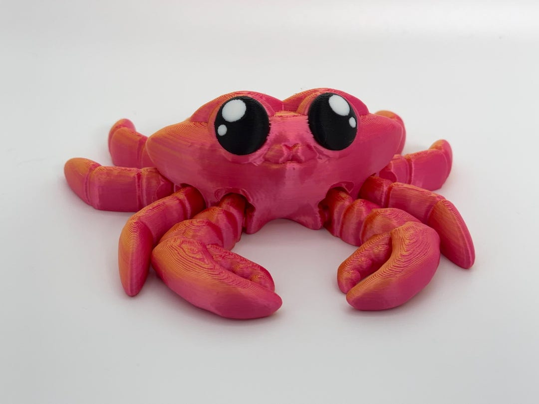 Custom Printed Articulating Crab - Etsy