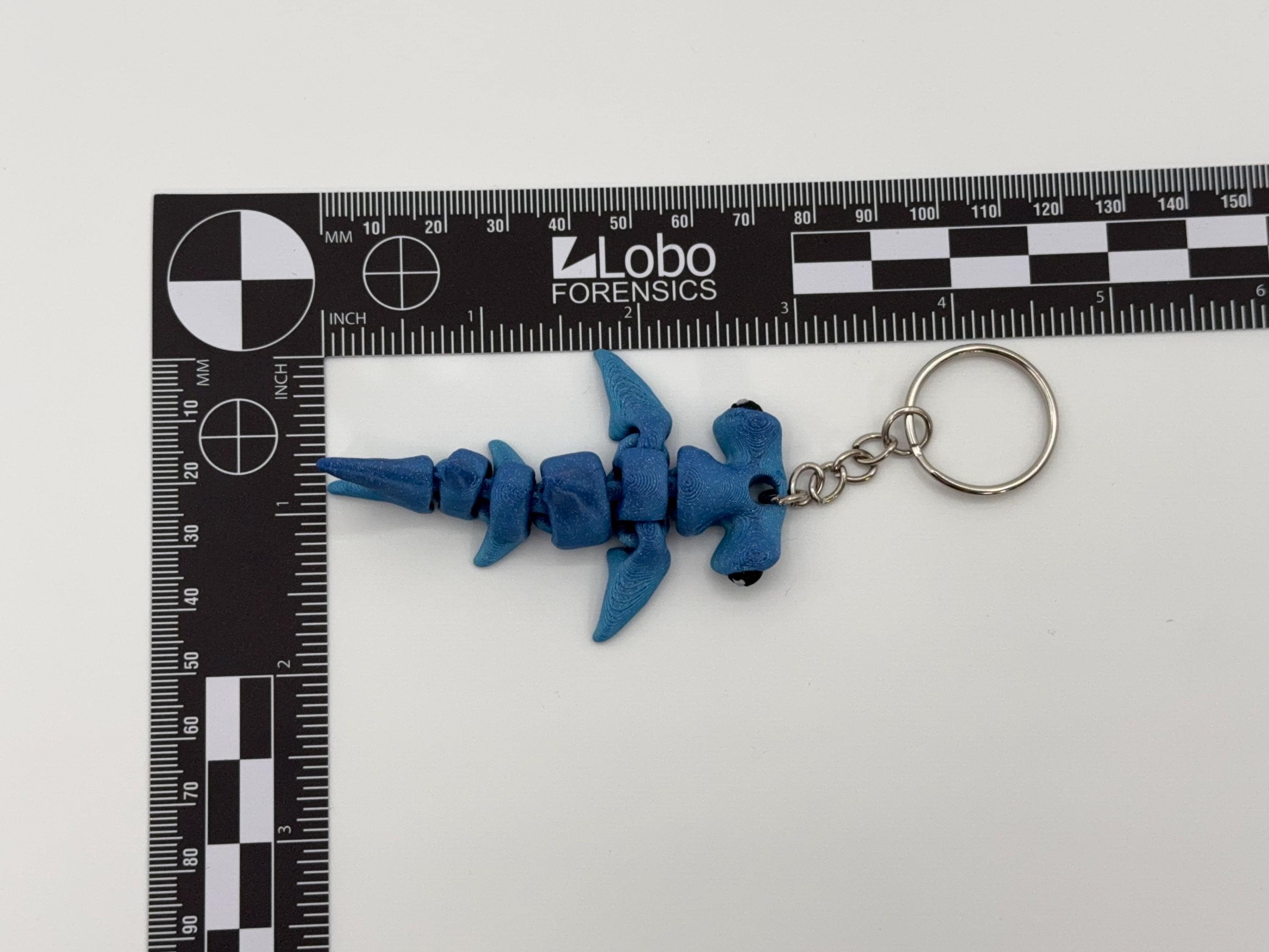 3D Printed Articulating Hammerhead Shark Keychain - Etsy