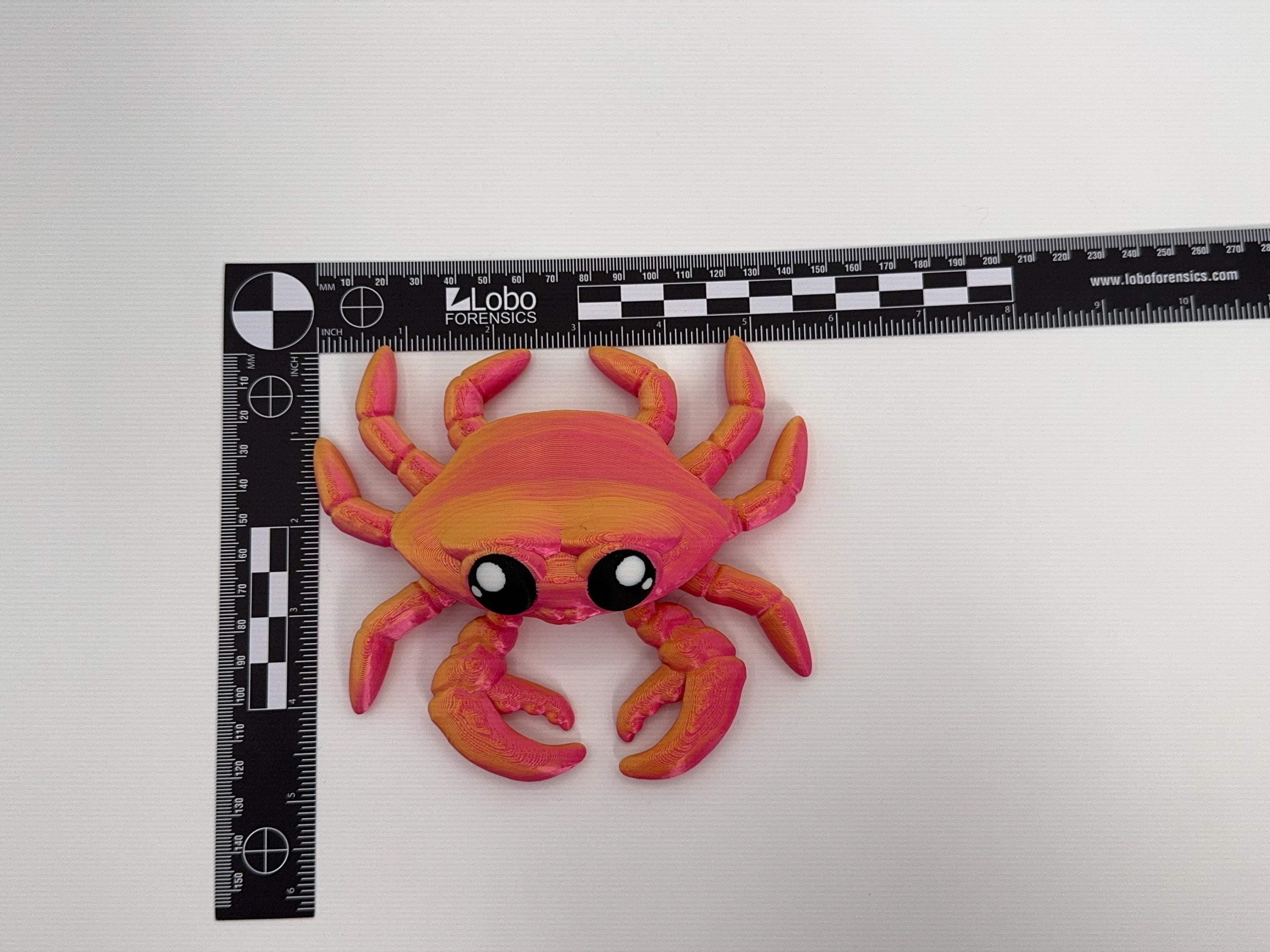 Custom Printed Articulating Crab - Etsy
