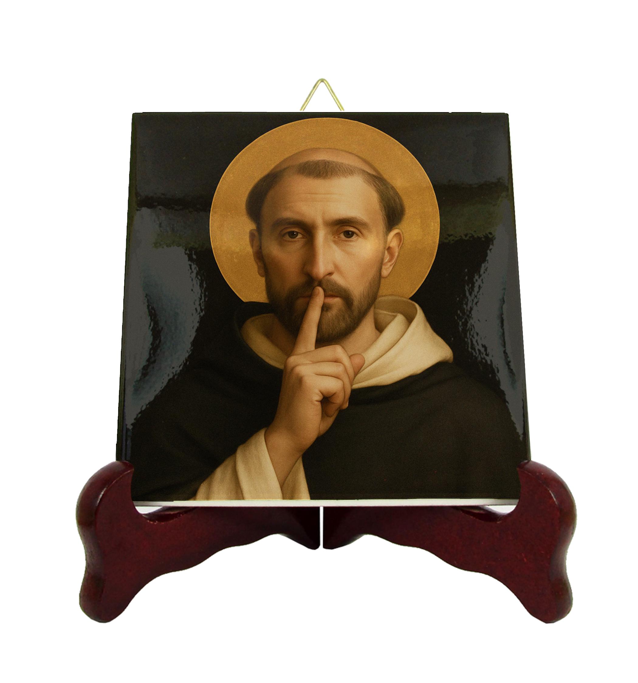 Religious Art Handmade Ceramic Icon of Saint Dominic of Guzman ...