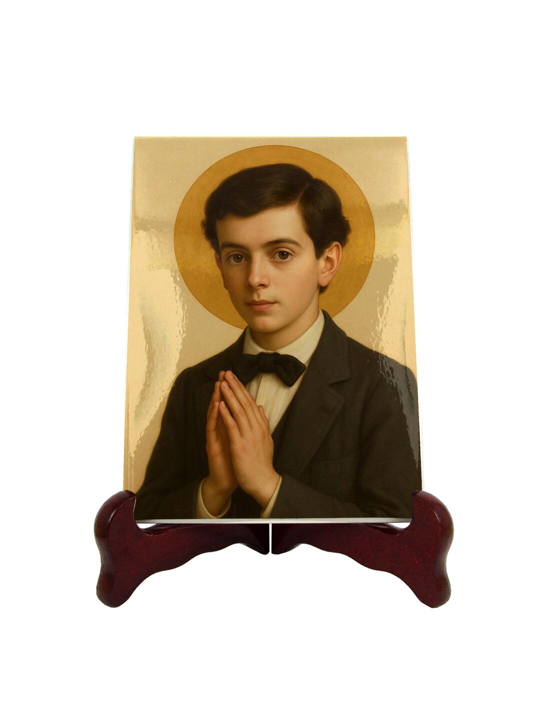 Ceramic Icon Saint Dominic Savio Catholic Icon Religious Plaque ...