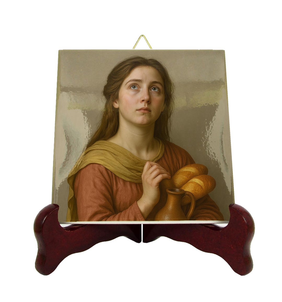 Saint Zita of Lucca Ceramic Icon: Handmade Catholic Religious Art - Etsy