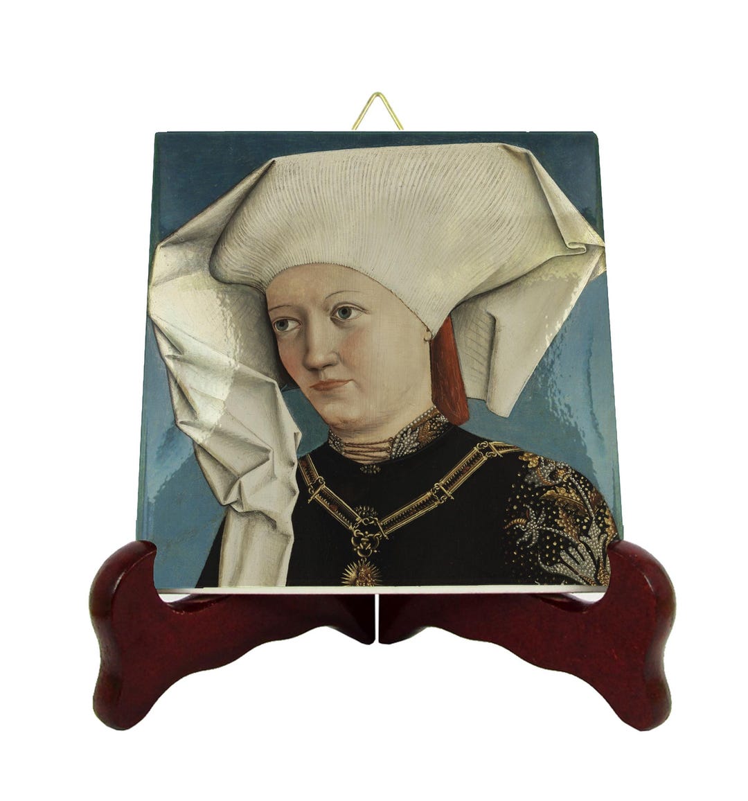 Saint Emma of Gurk Ceramic Icon – Catholic Devotional Art, Noblewoman ...